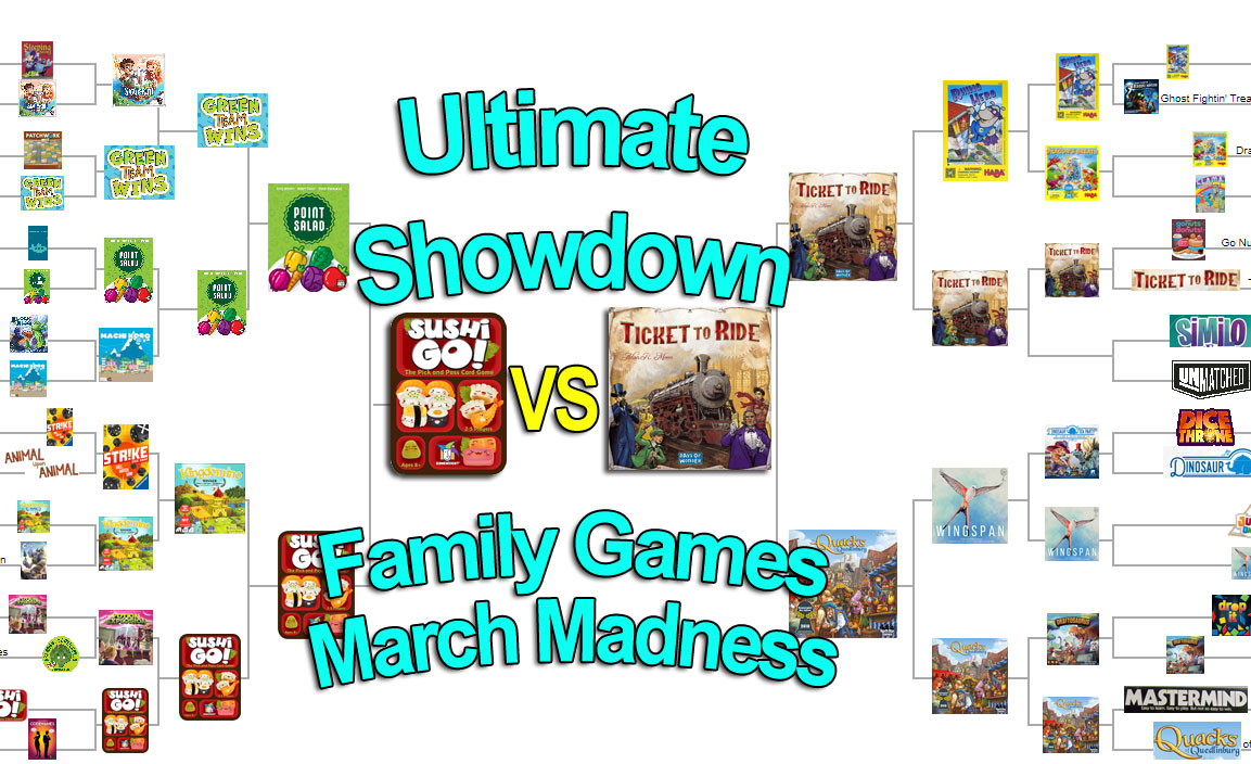 Ultimate Showdown - Family Games March Madness - The Family Gamers