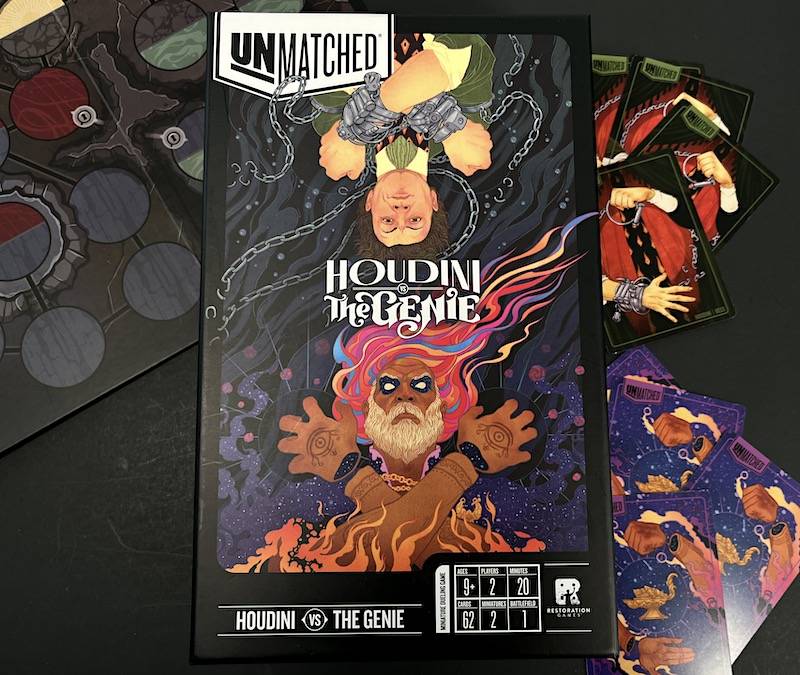 Unmatched: Houdini vs. The Genie - The Family Gamers